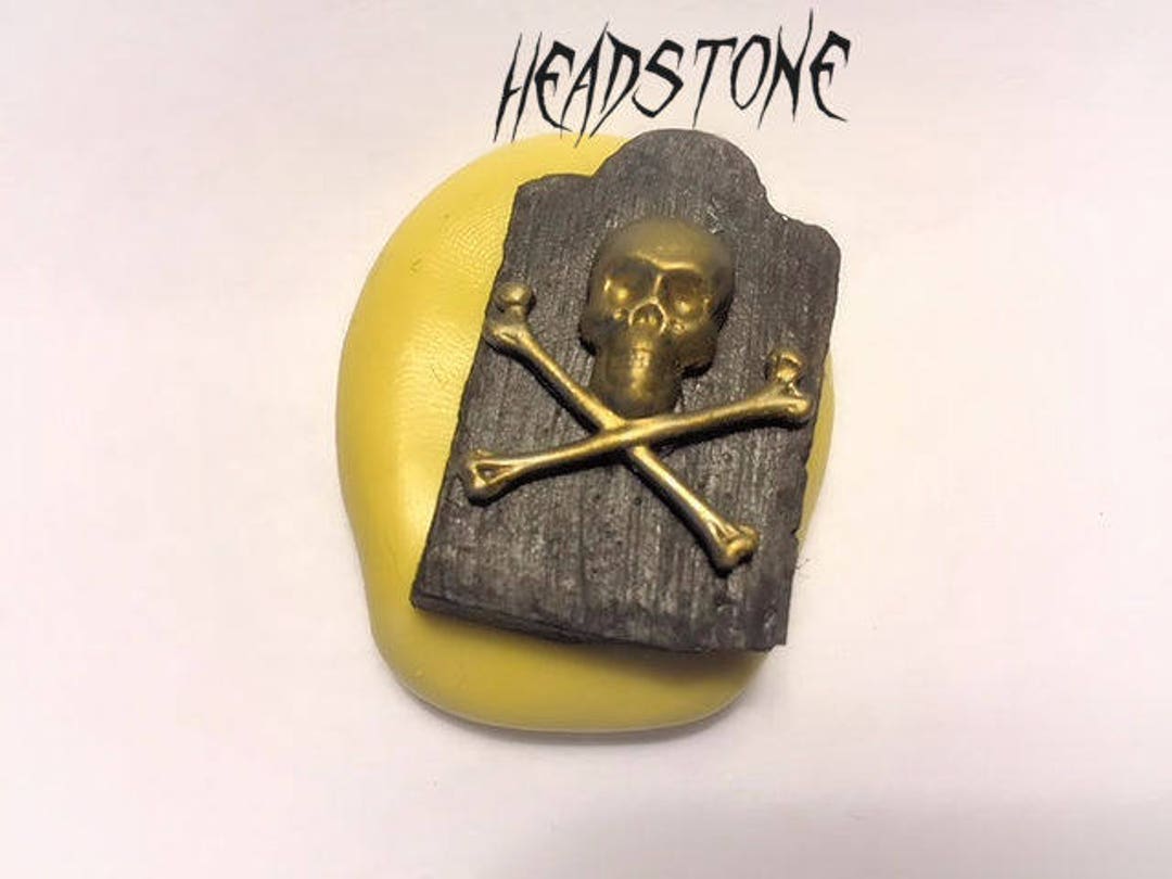 Headstone Gothic Mold - Flexible Silicone Push Mold / Craft/ Dessert ...