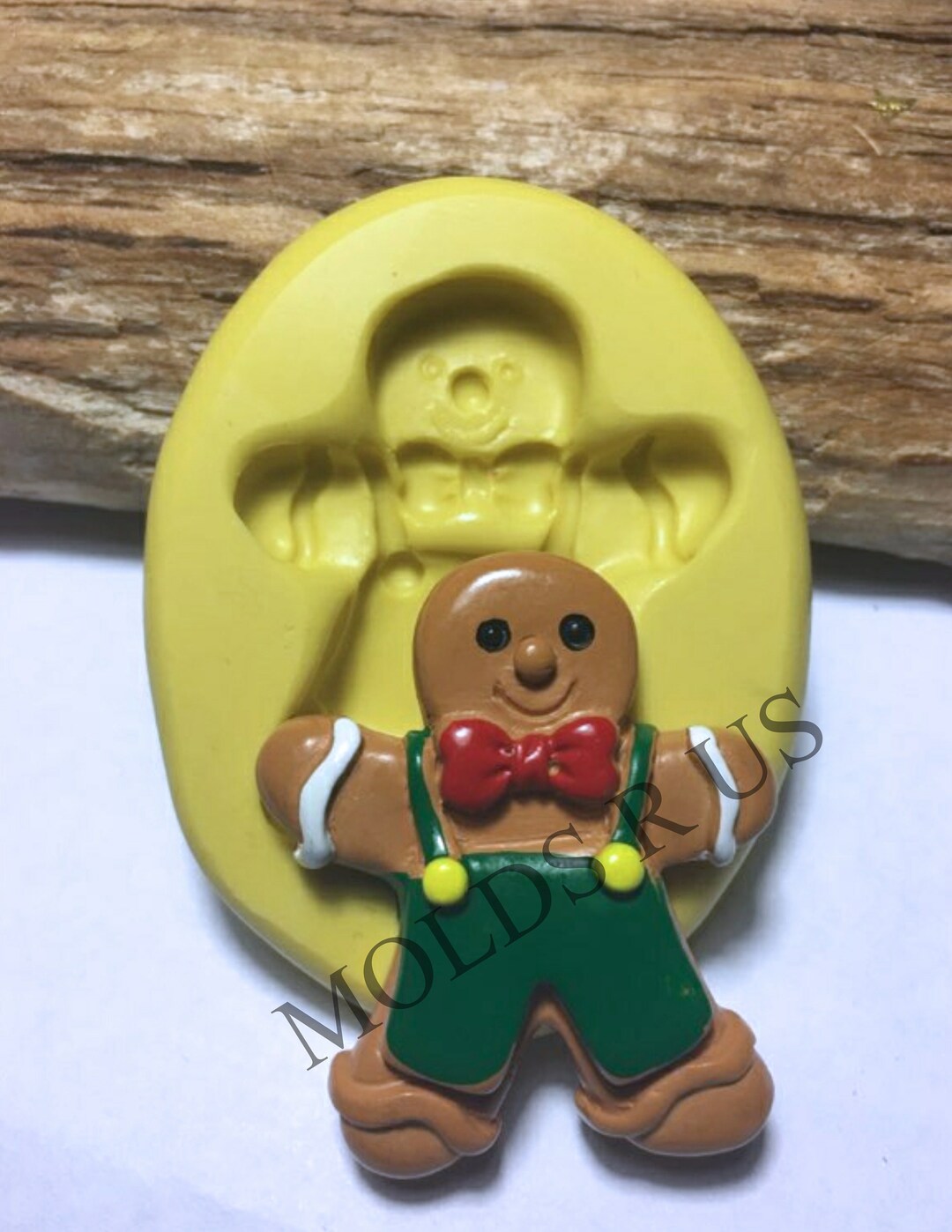 Christmas Gingerbread Man Flexible Silicone Mold / Mould - Etsy