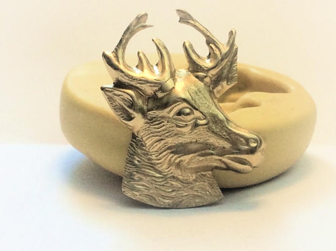 Deer Head Flexible Silicone Mold - Etsy