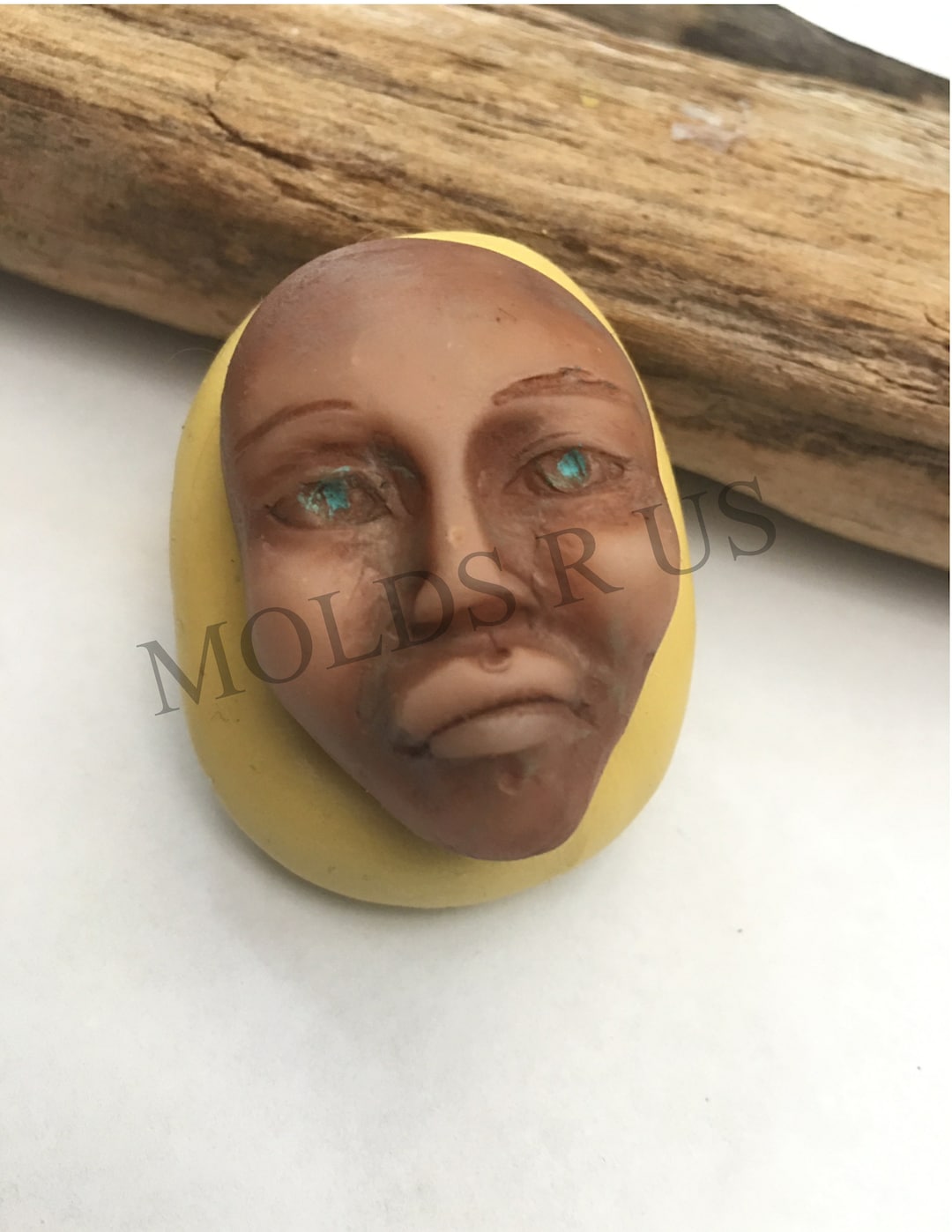 Face Altered Art Face Art Deco Flexible Silicone Mold - Etsy
