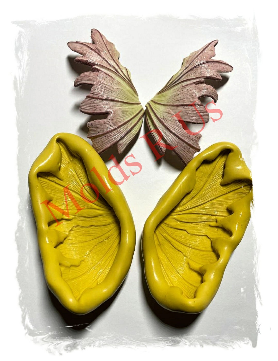 Silicone Mold Fairy Wings Mold- Flexible Silicone Push Mold / Craft ...