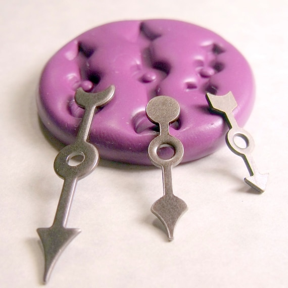 Clock Hands Three Sizes Flexible Silicone Rubber Mold | Etsy