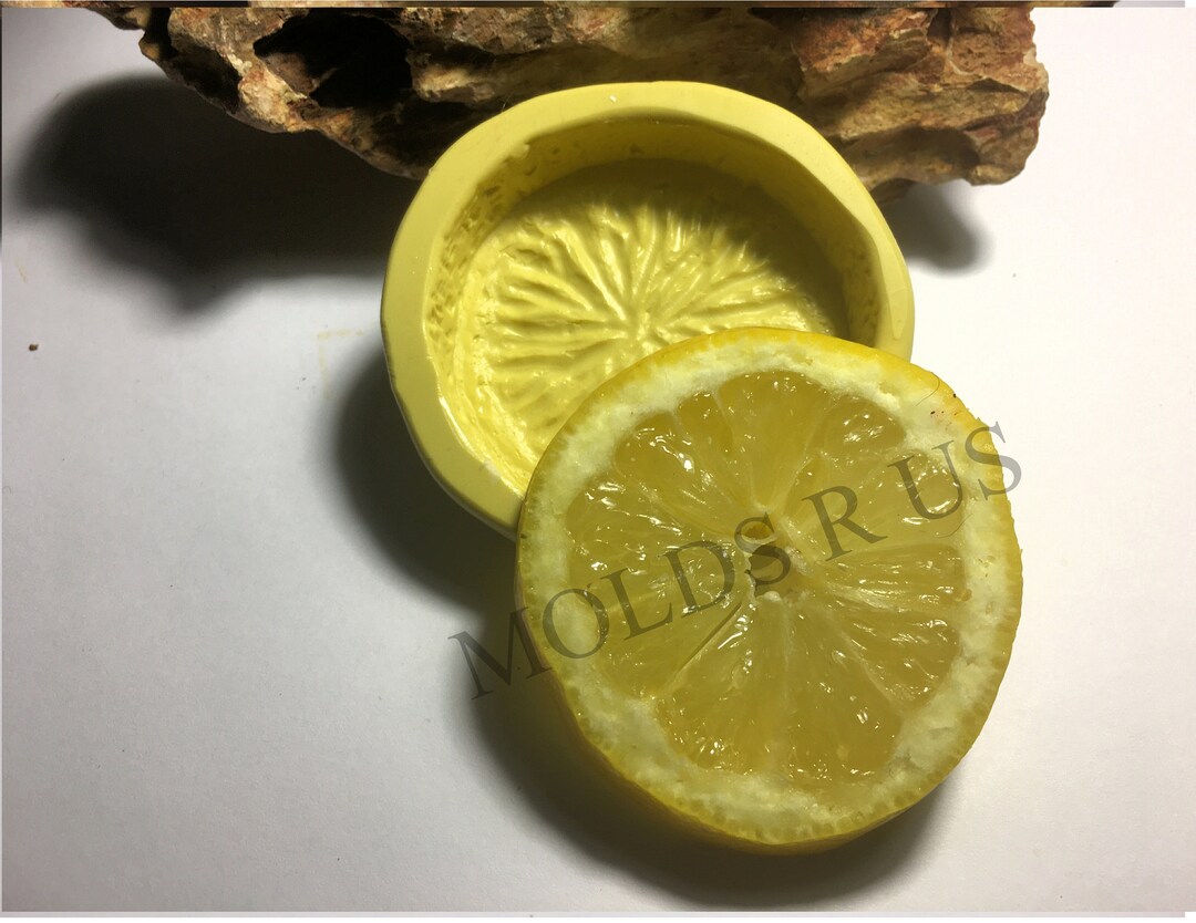 Lemon Slice - Flexible Silicone Push Mold / Craft/ Dessert/ Mini Food ...