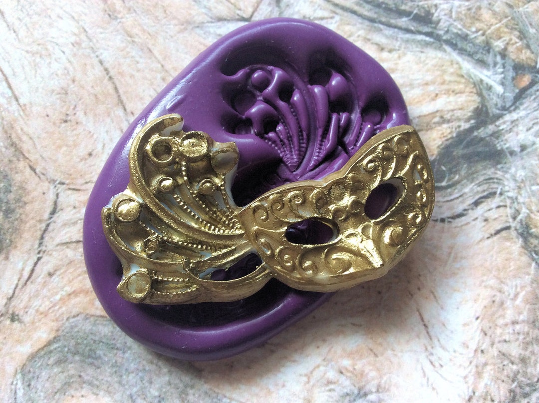 Mask Mold Flexible Silicone Mold/ Fondant/ Cake Decoration - Etsy