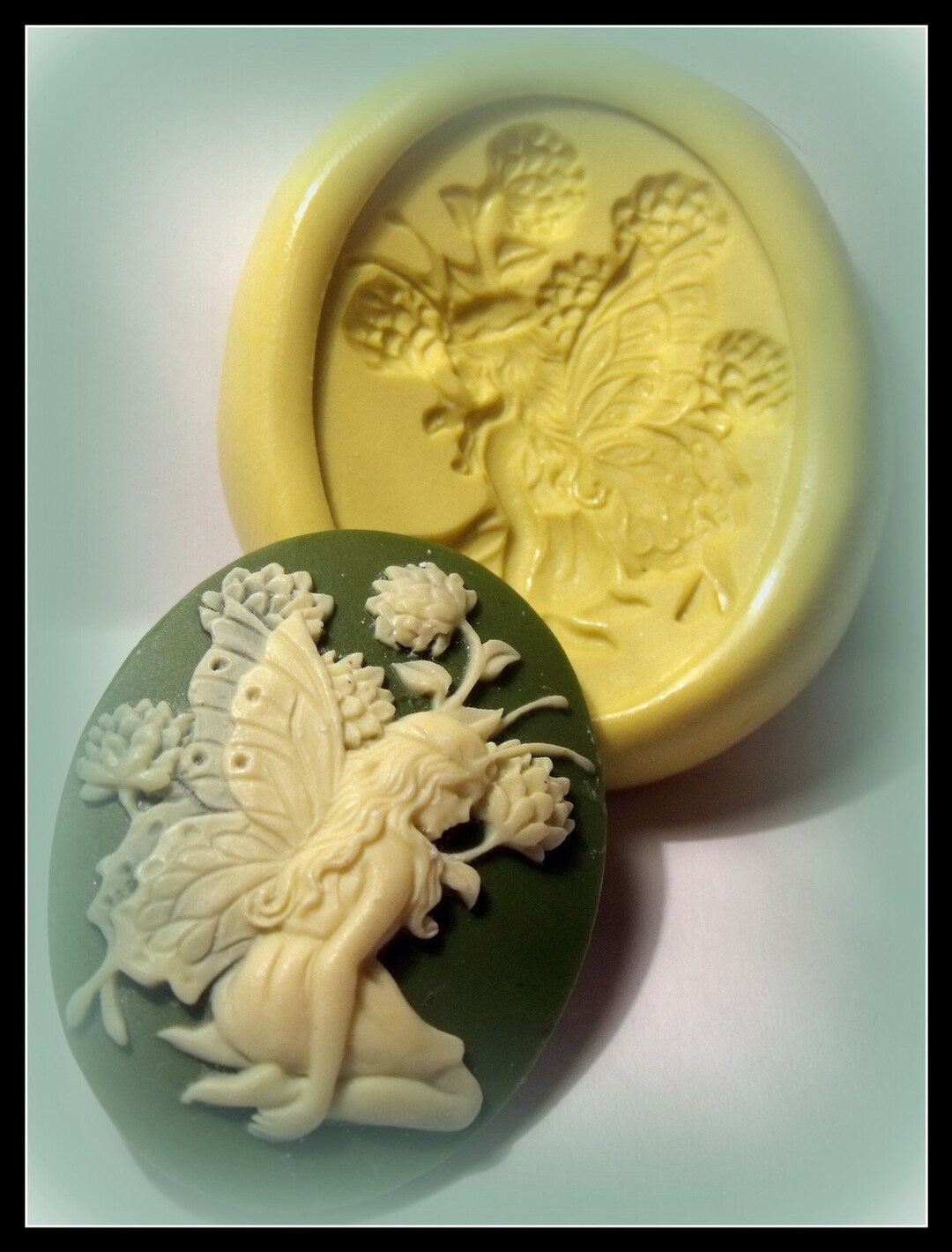Cameo Lady Fairy in the Garden Mould/ Mold- Flexible Silicone Push Mold ...