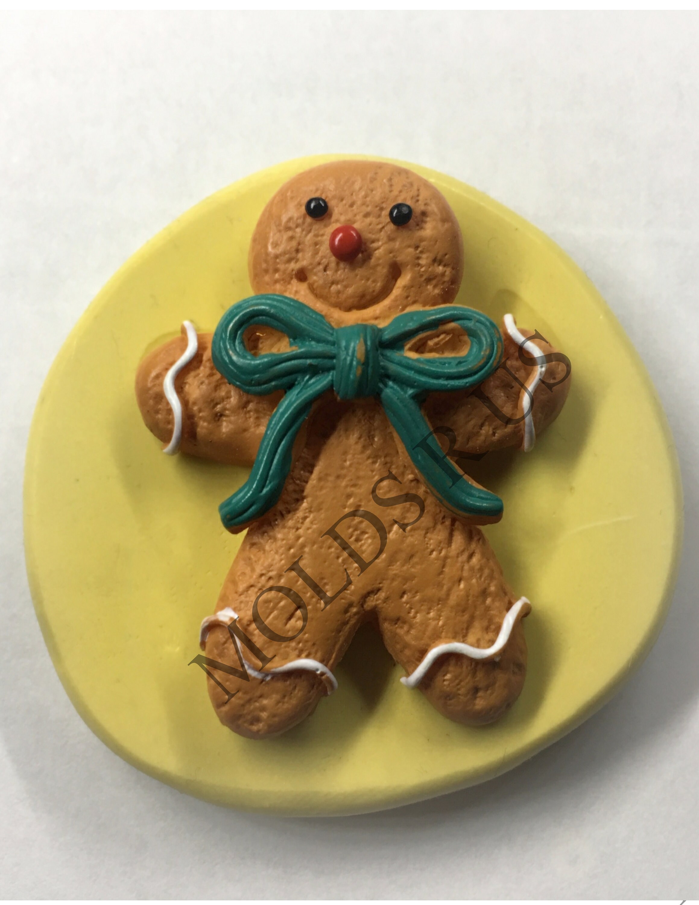 Christmas Gingerbread Man Flexible Silicone Mold / Mould | Etsy