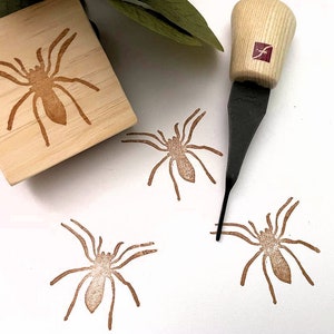 Spider Rubber Stamp - Etsy