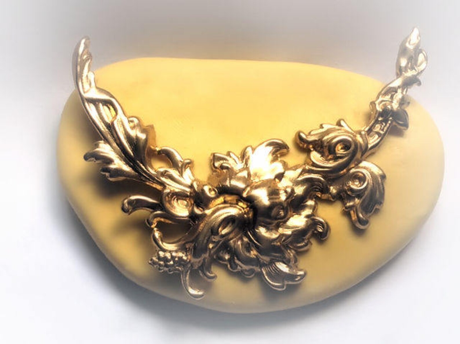 Large Floral Swag Flexible Silicone Mold Fondant Wax Clay | Etsy