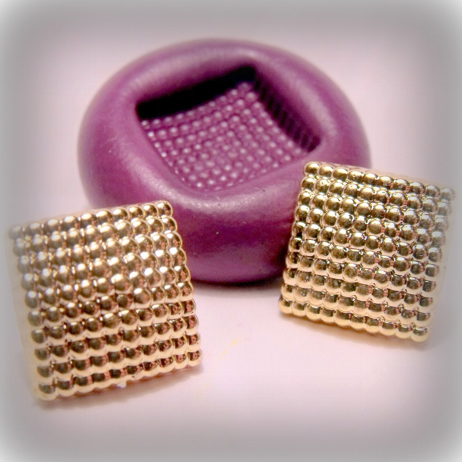 Art Deco Square Silicone Rubber Mold - Etsy