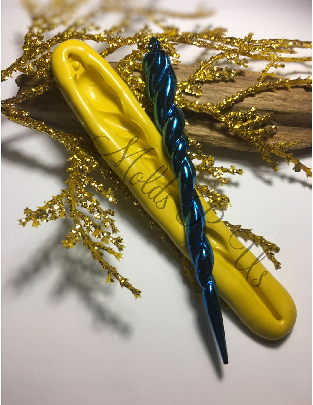 Icicle- Flexible Silicone Push Mold / Craft/ Dessert/ Mini Food / Resin ...