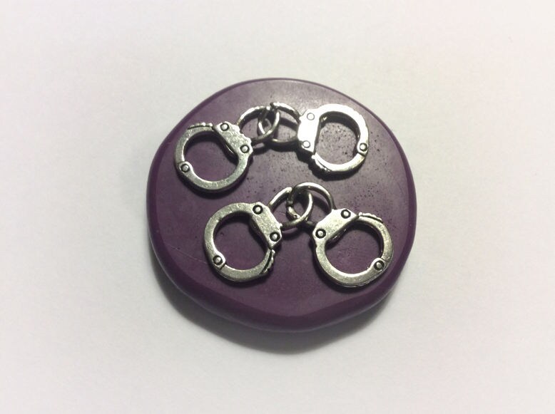 Handcuffs molds flexible silicone push mold Fondant / cake | Etsy