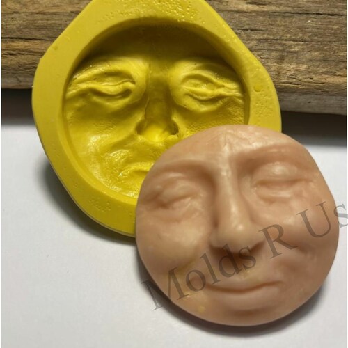Face Flexible Silicone Mold - Etsy