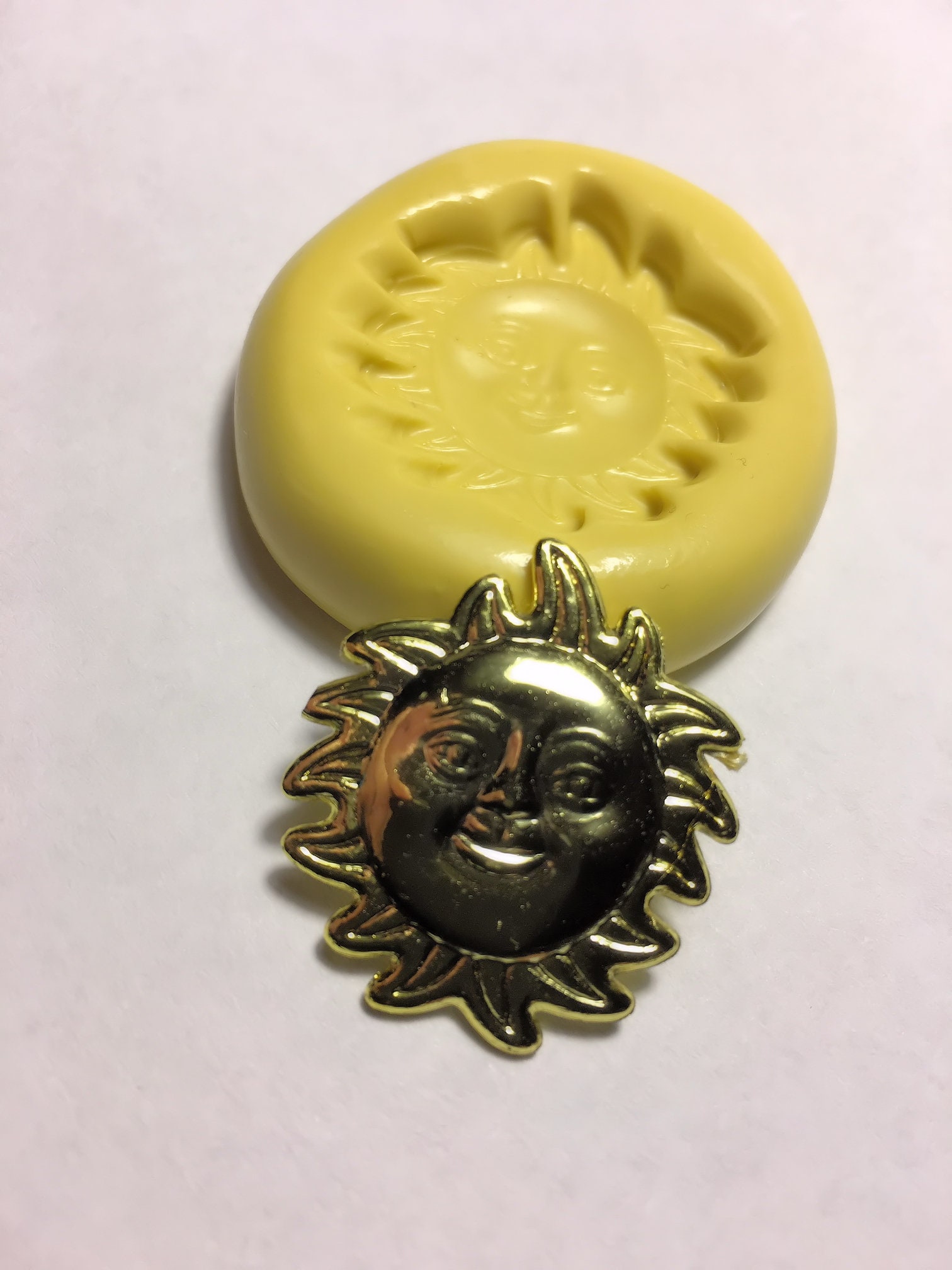 Sun Design Flexible Silicone Push Mold- Fondant, Wax, Miniature Foods ...