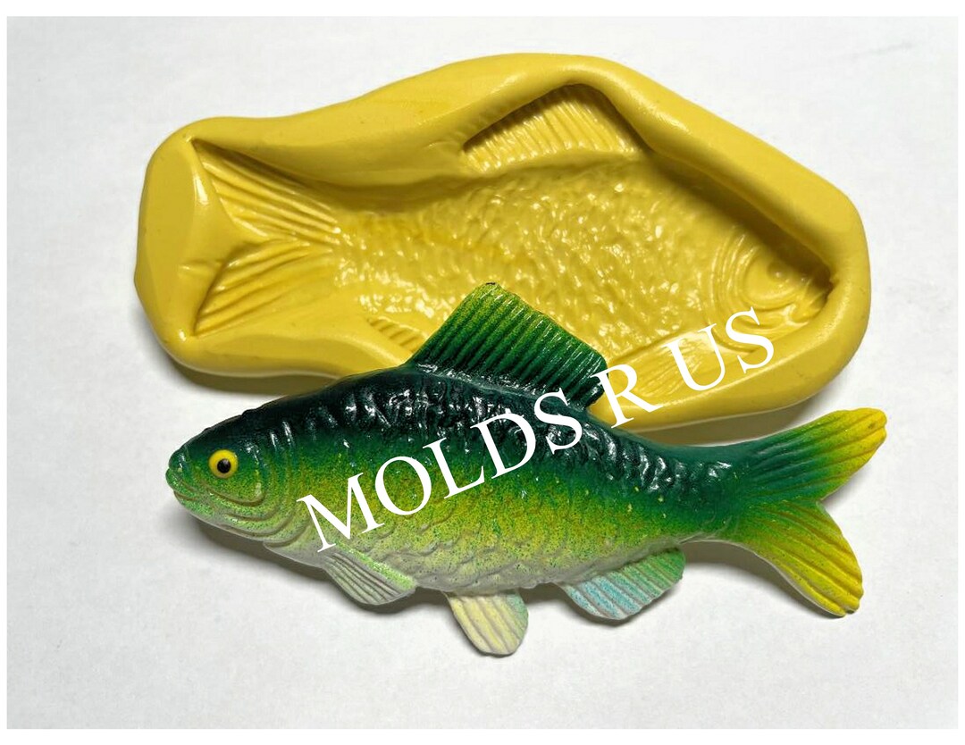 Silicone Mold Fish / Craft/ Dessert/ Mini Food / Soap Mold/ Resin ...