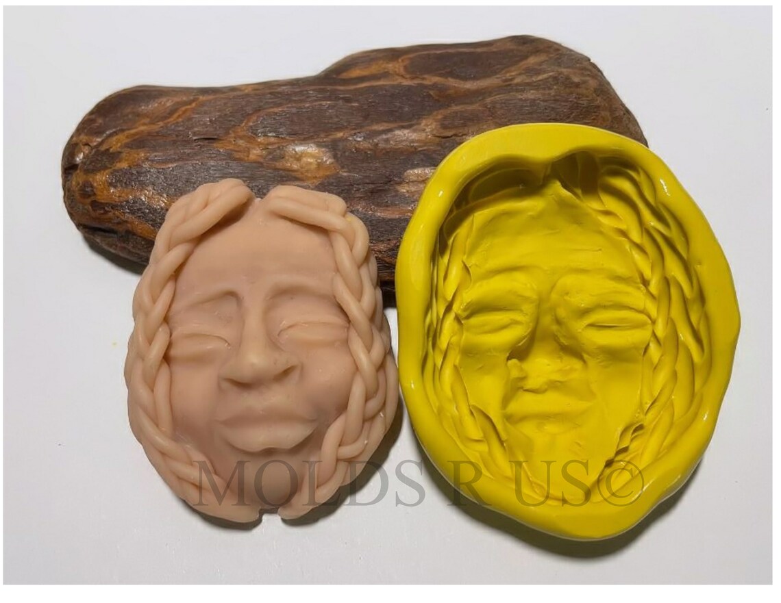 Lady Face Silicone Mold - Etsy