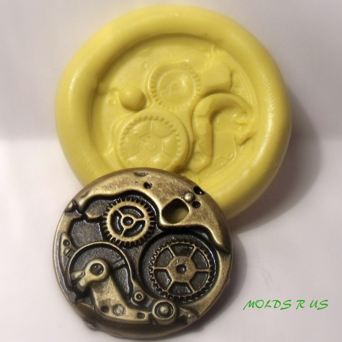 Steampunk Gears Flexible Silicone Push Mold / Craft/ Dessert/ - Etsy