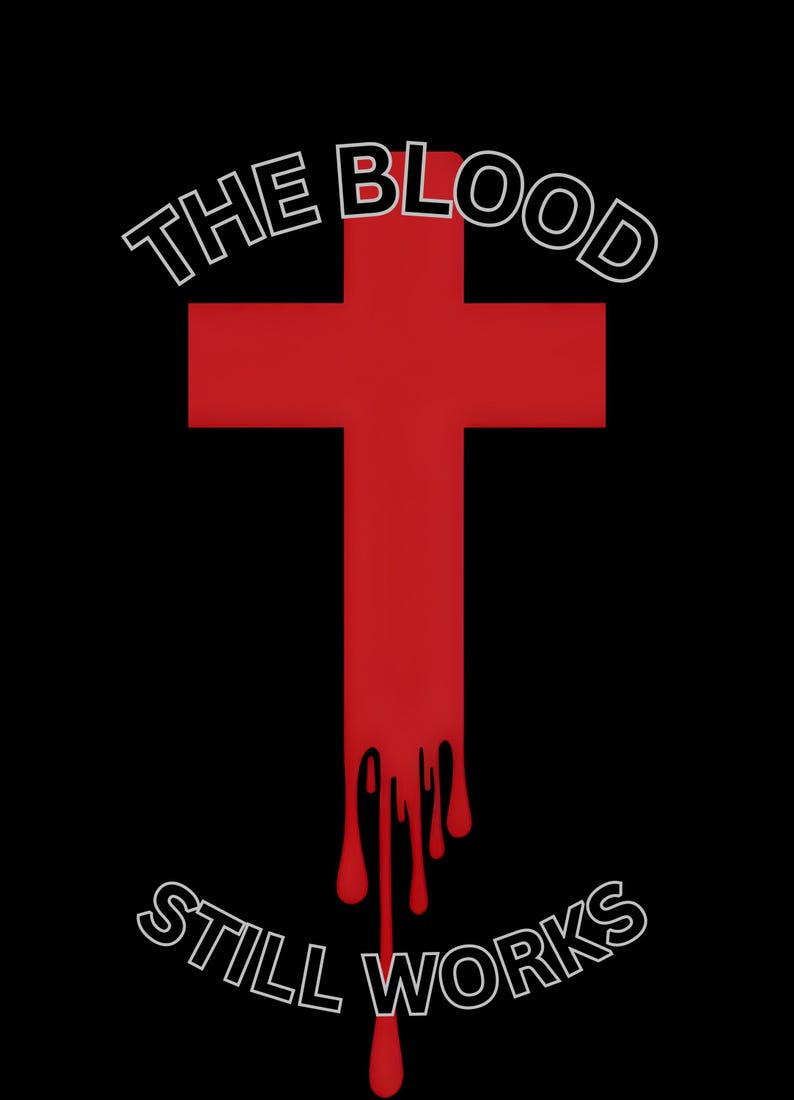 The Blood Still Works PNG - Etsy