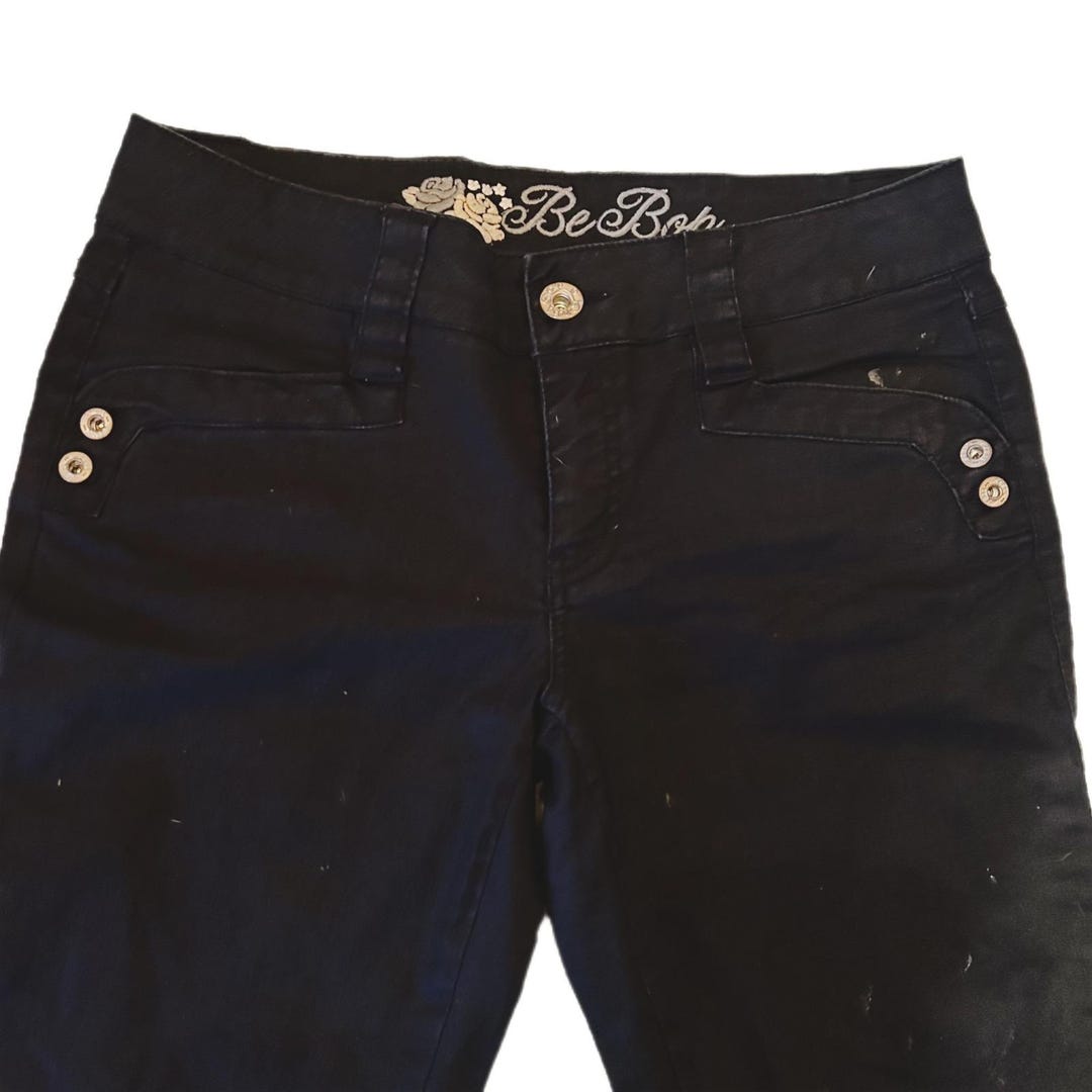Vintage Y2K Be Bop Black Flare Leg Jeans Women's Size 7 - Etsy