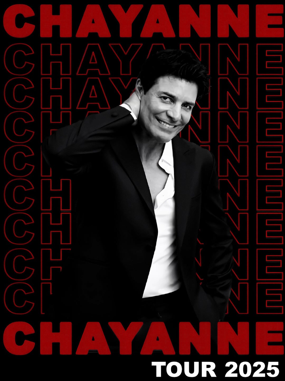 Diseño CHAYANNE dtf png semitonos t shirt digital serigrafia estampado ...