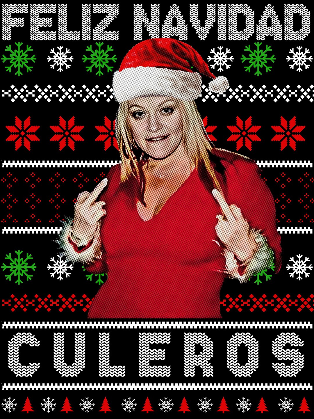 Diseño JENNI RIVERA ugly sweater navidad dtf png SEMITONOS t shirt ...