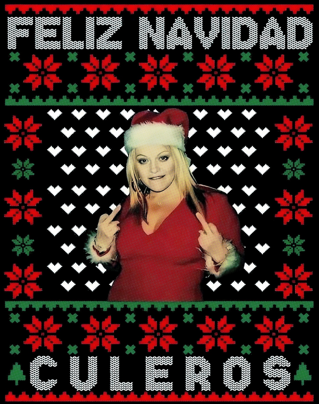 Diseño JENNI RIVERA ugly sweater navidad dtf png SEMITONOS t shirt ...