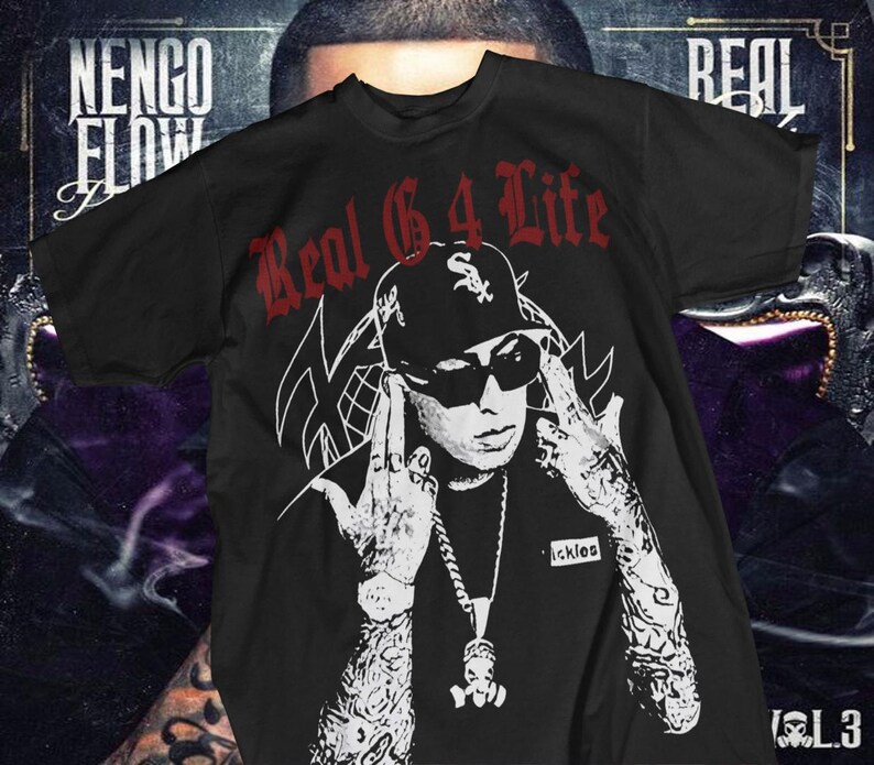 ÑENGO FLOW Design Dtf Png Halftone T-shirt Digital Print Reggaeton ...