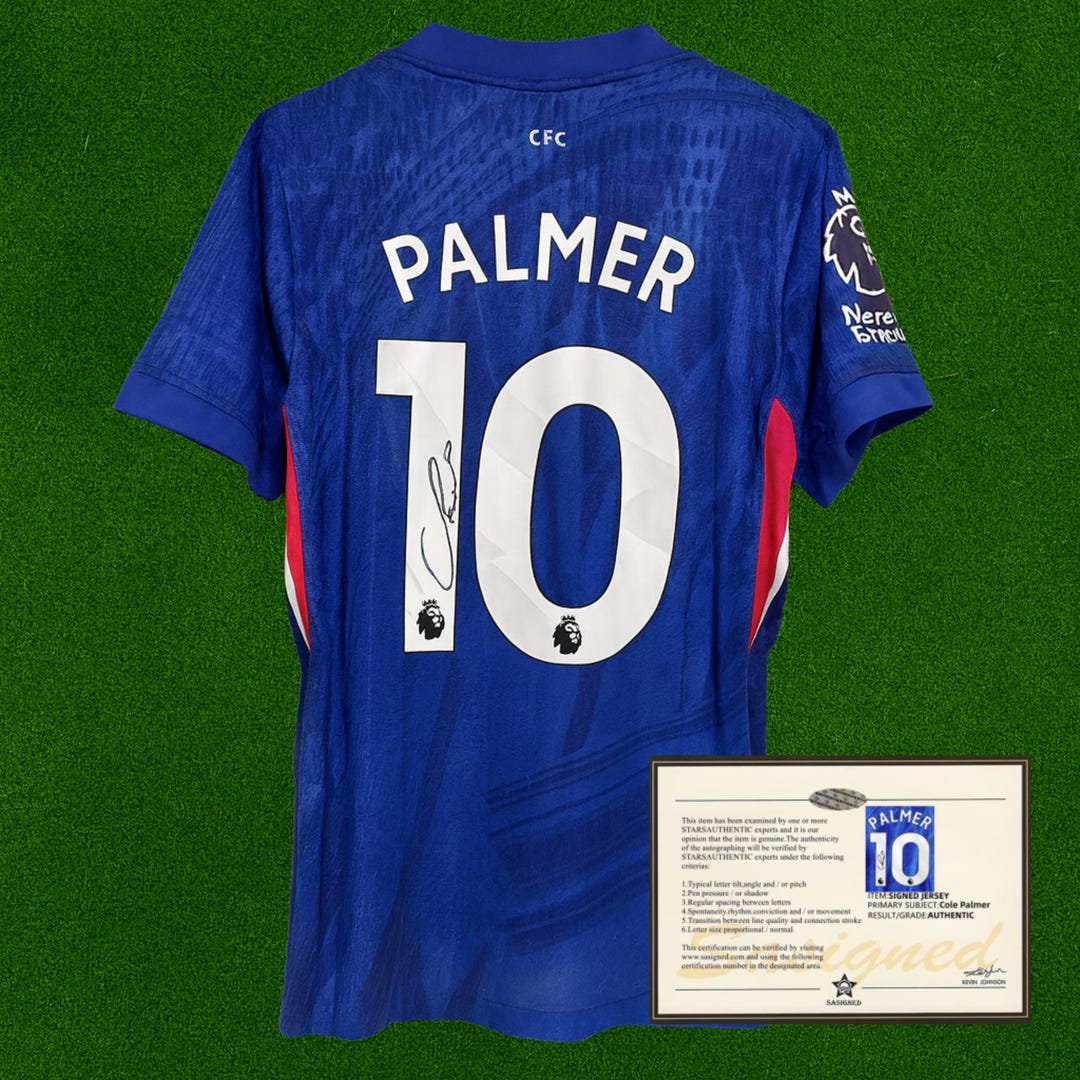 Cole Palmer #10 Signed Chelsea 2025/2026 Home Jersey,signed Jersey,cole ...
