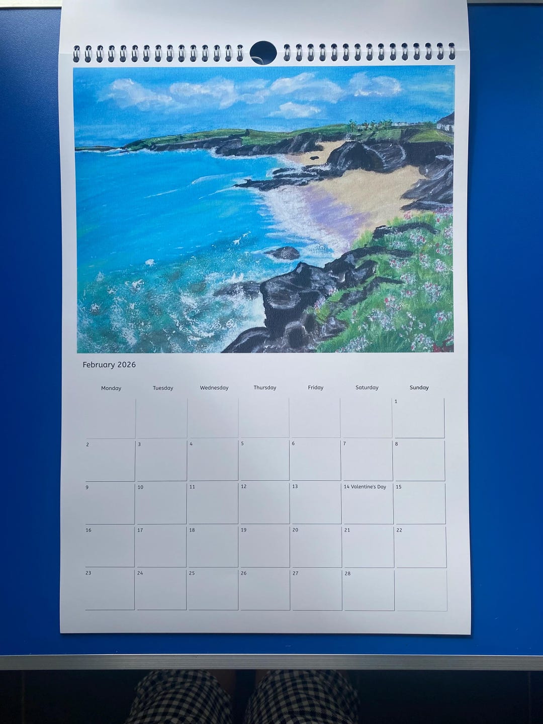 Cornish Art Wall Calendar 2026: A3 Original Paintings - Etsy UK
