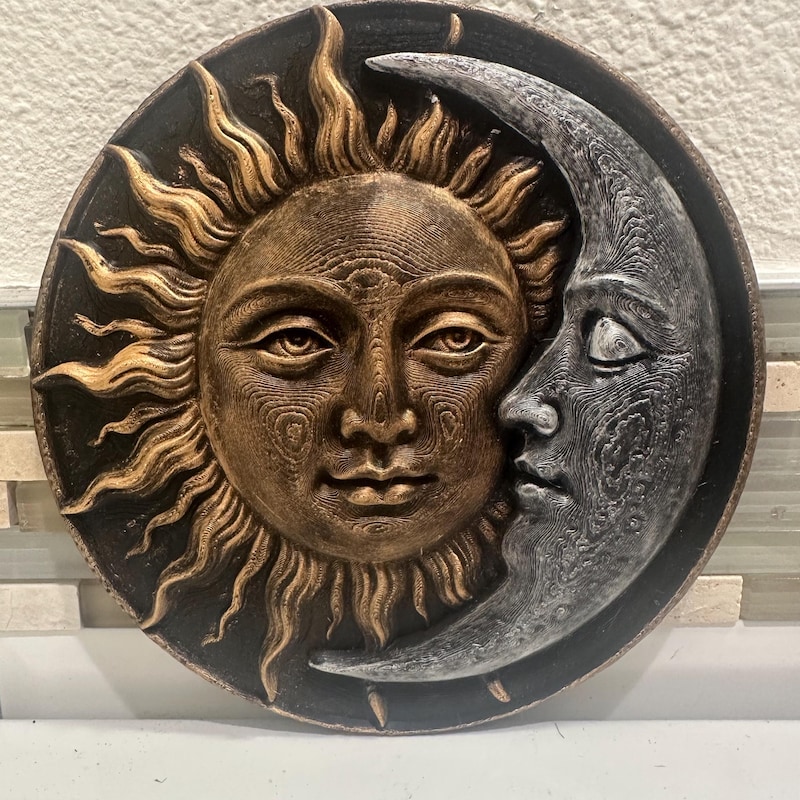Moon Sun Wall Plaques - Etsy