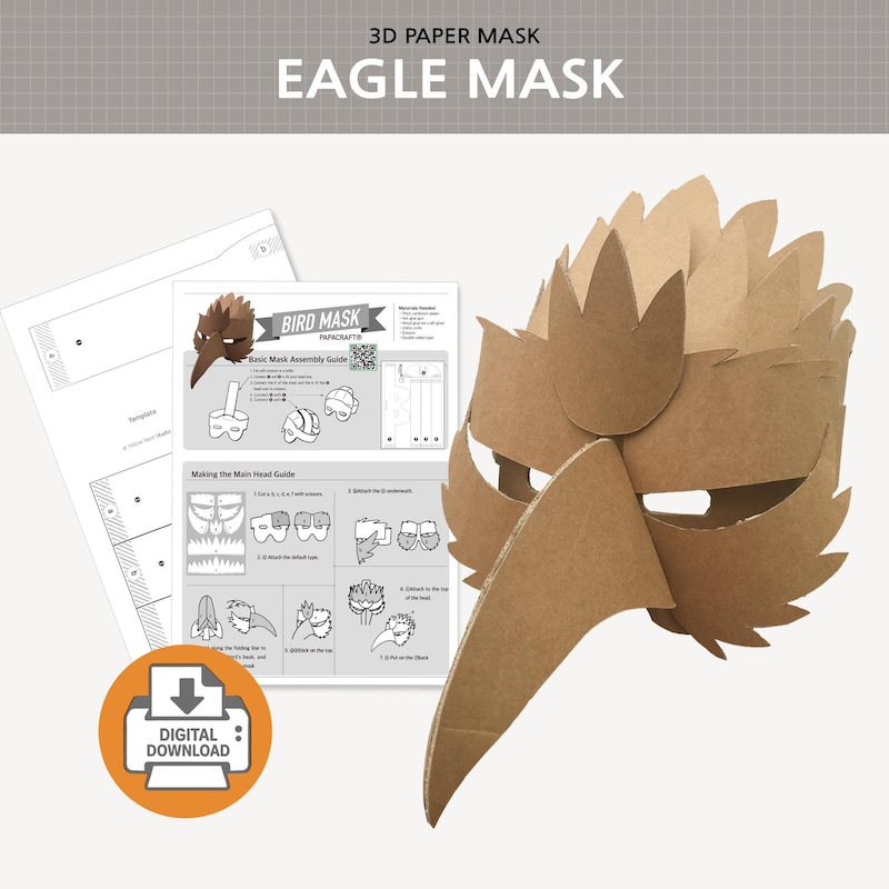 Eagle Mask - Etsy