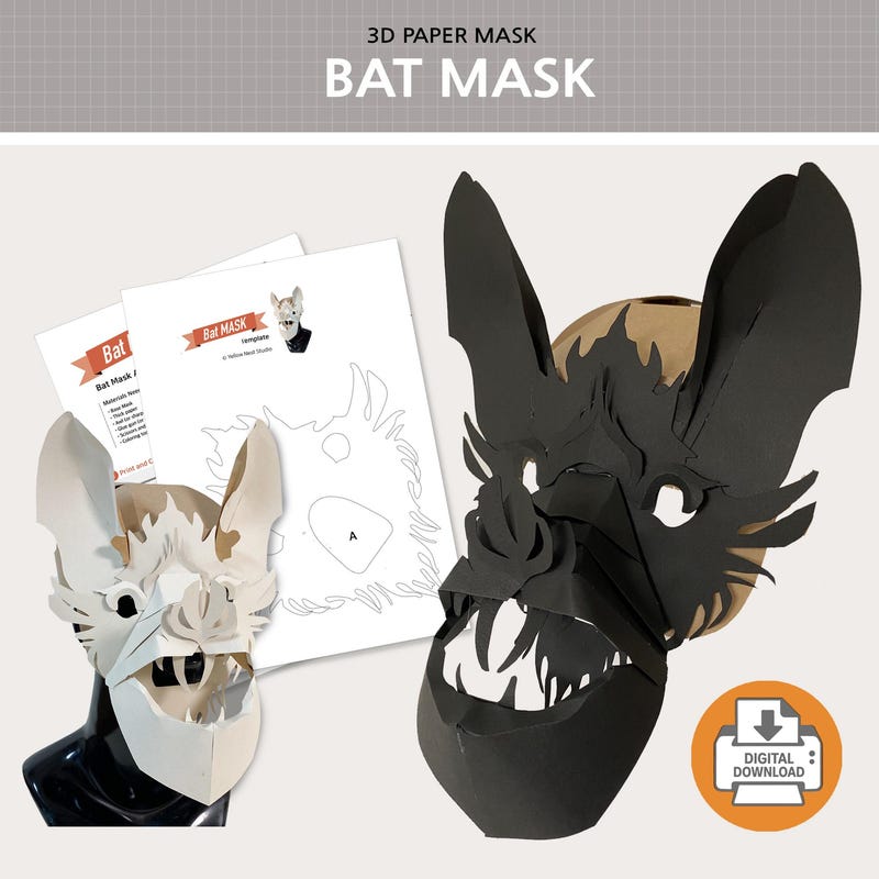 Realistic Bat - Etsy
