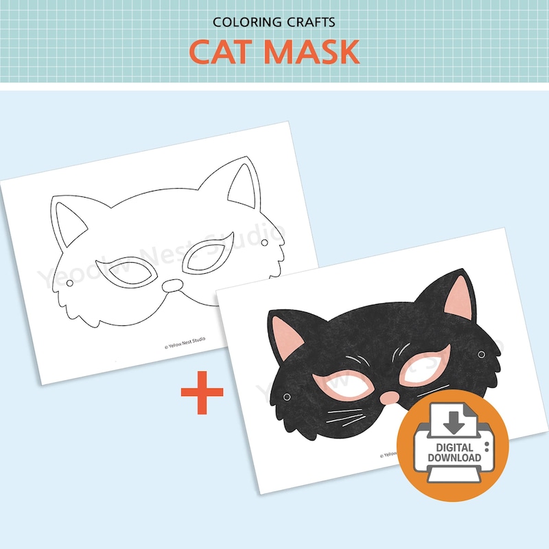 Cat Masks - Etsy
