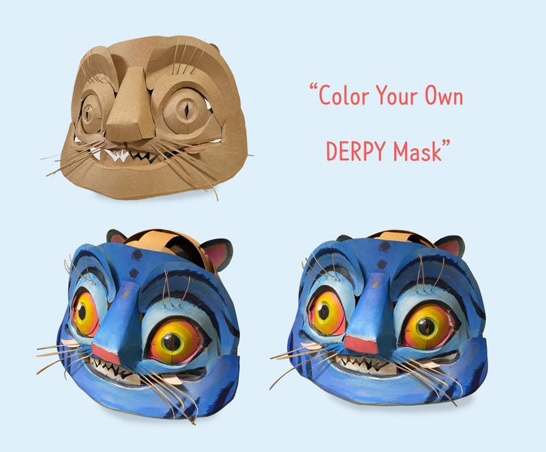 Tiger Mask, Magpie Mask, Kpop Costume (digital Download) - Etsy