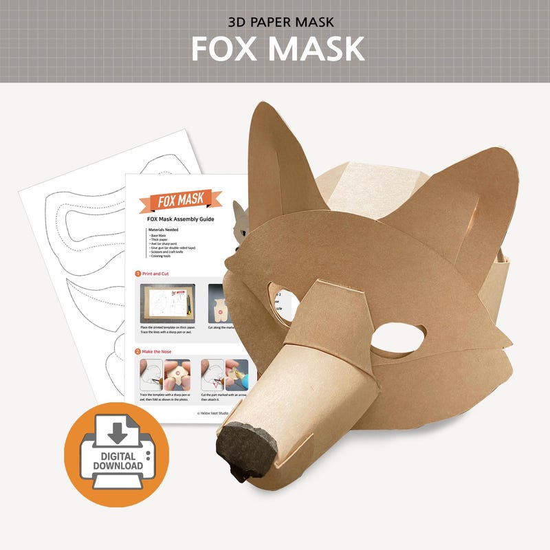 Realistic Therian Mask - Etsy