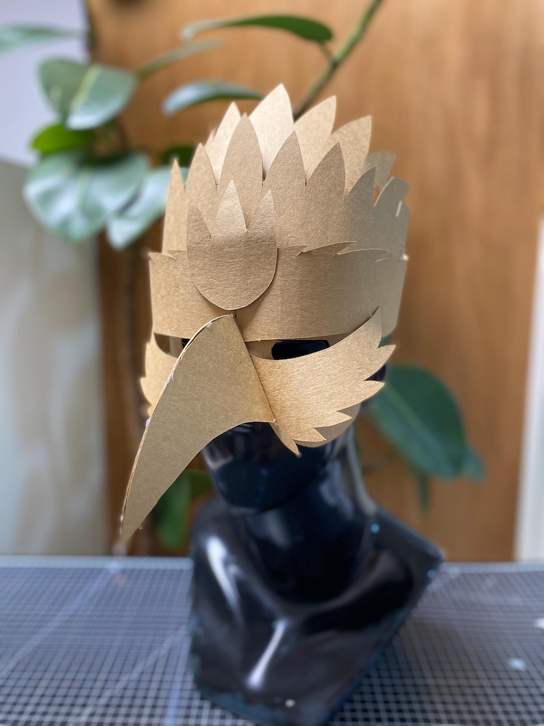 Bird Mask, Eagle Mask | Paper Mask Template | Low Poly Mask | DIY ...