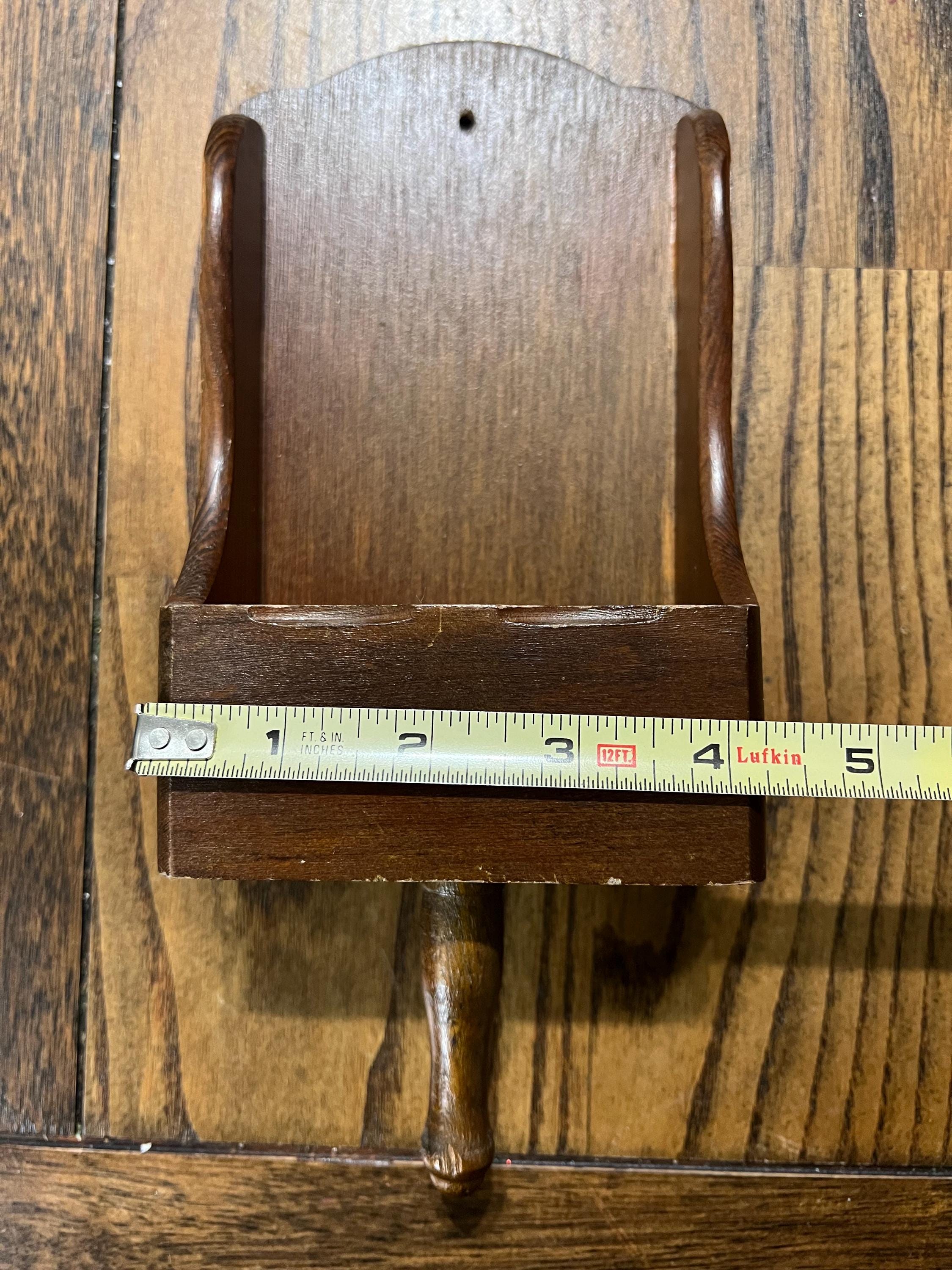 Vintage Wooden Wall Pockets – Farmhouse Mail Organizer, Set of 2 - Etsy