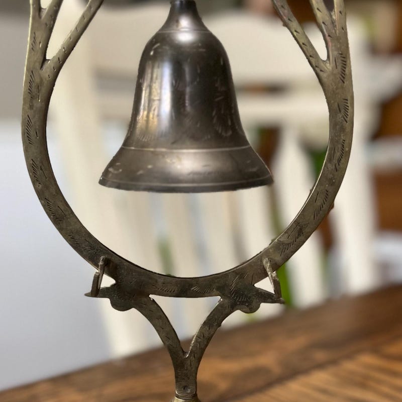 Brass Dinner Bell - Etsy