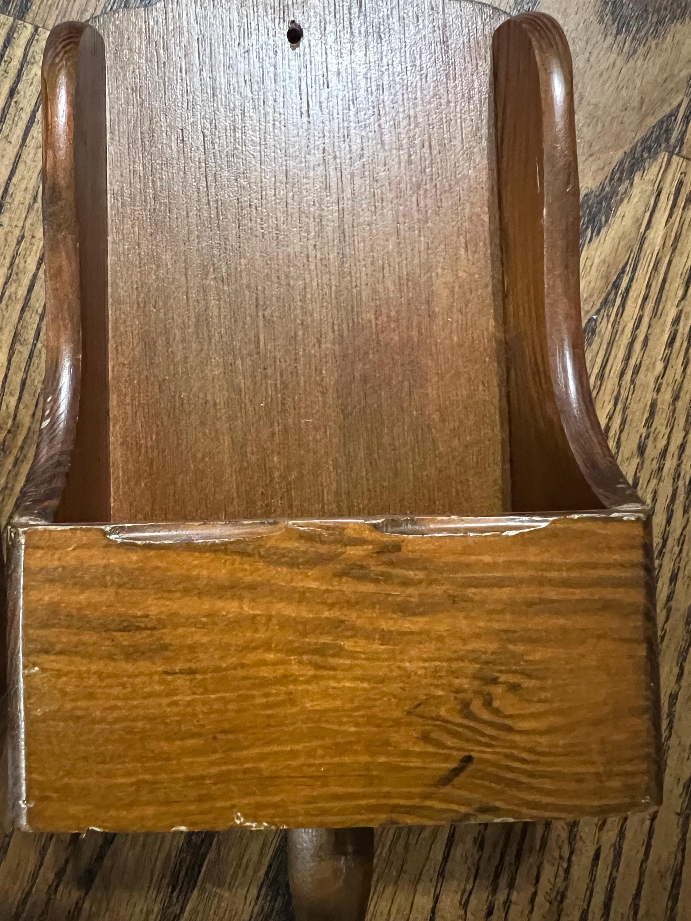 Vintage Wooden Wall Pockets – Farmhouse Mail Organizer, Set of 2 - Etsy