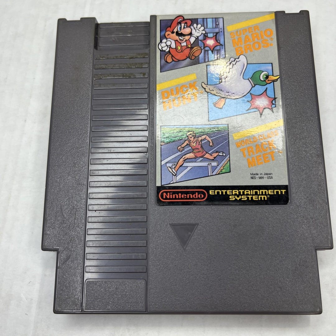 Super Mario Bros Duck Hunt World Class Track Meet - NES - Cartridge ...