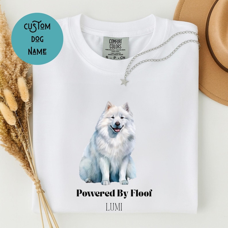 Samoyed Dog: 100% Cotton, Sizes S-4XL in 15 Color Options - Etsy