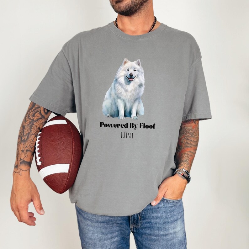 Samoyed Dog: 100% Cotton, Sizes S-4XL in 15 Color Options - Etsy