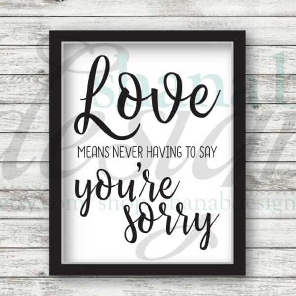 To Say Sorry - Etsy