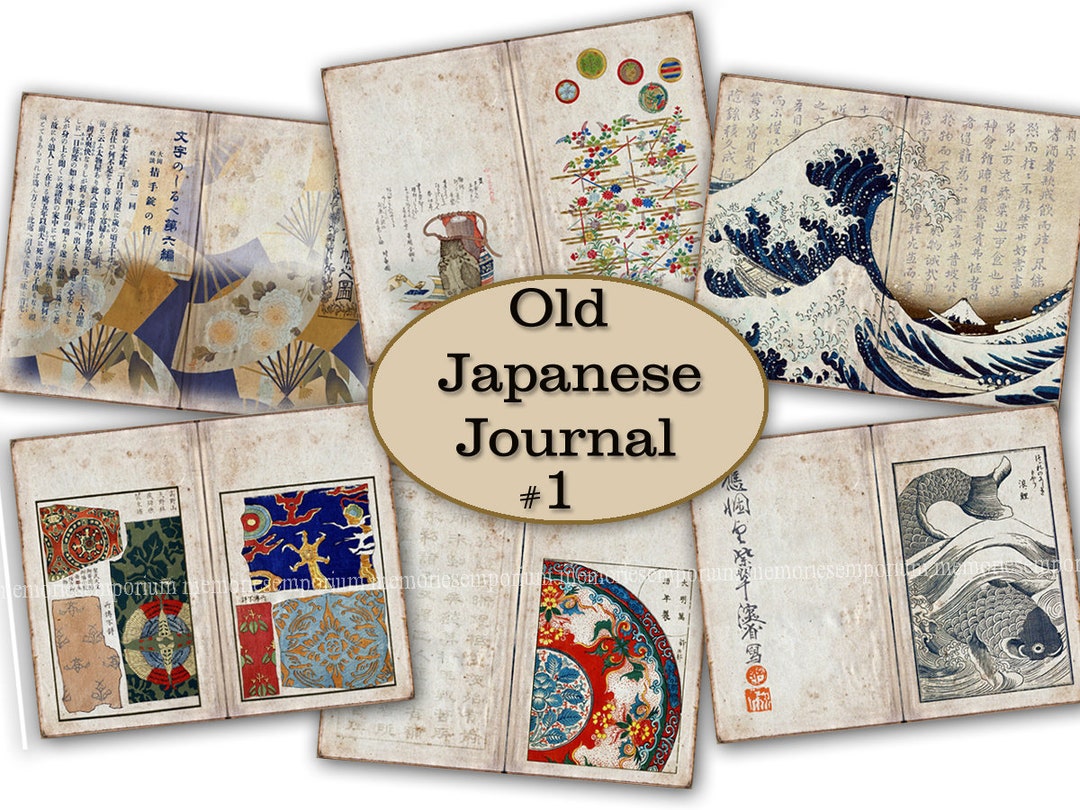 Old Japanese Junk Journal Kit Asian Journal Japan Printable - Etsy