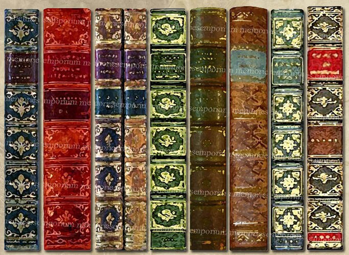 Bookmarks Antique Book Lover Library Paintings Printable Vintage Book ...