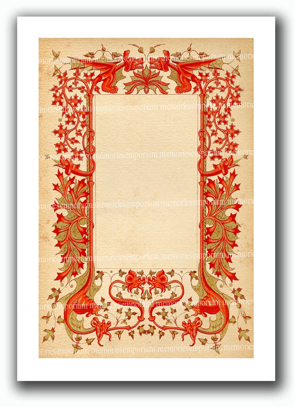 Illuminated Manuscript Paper