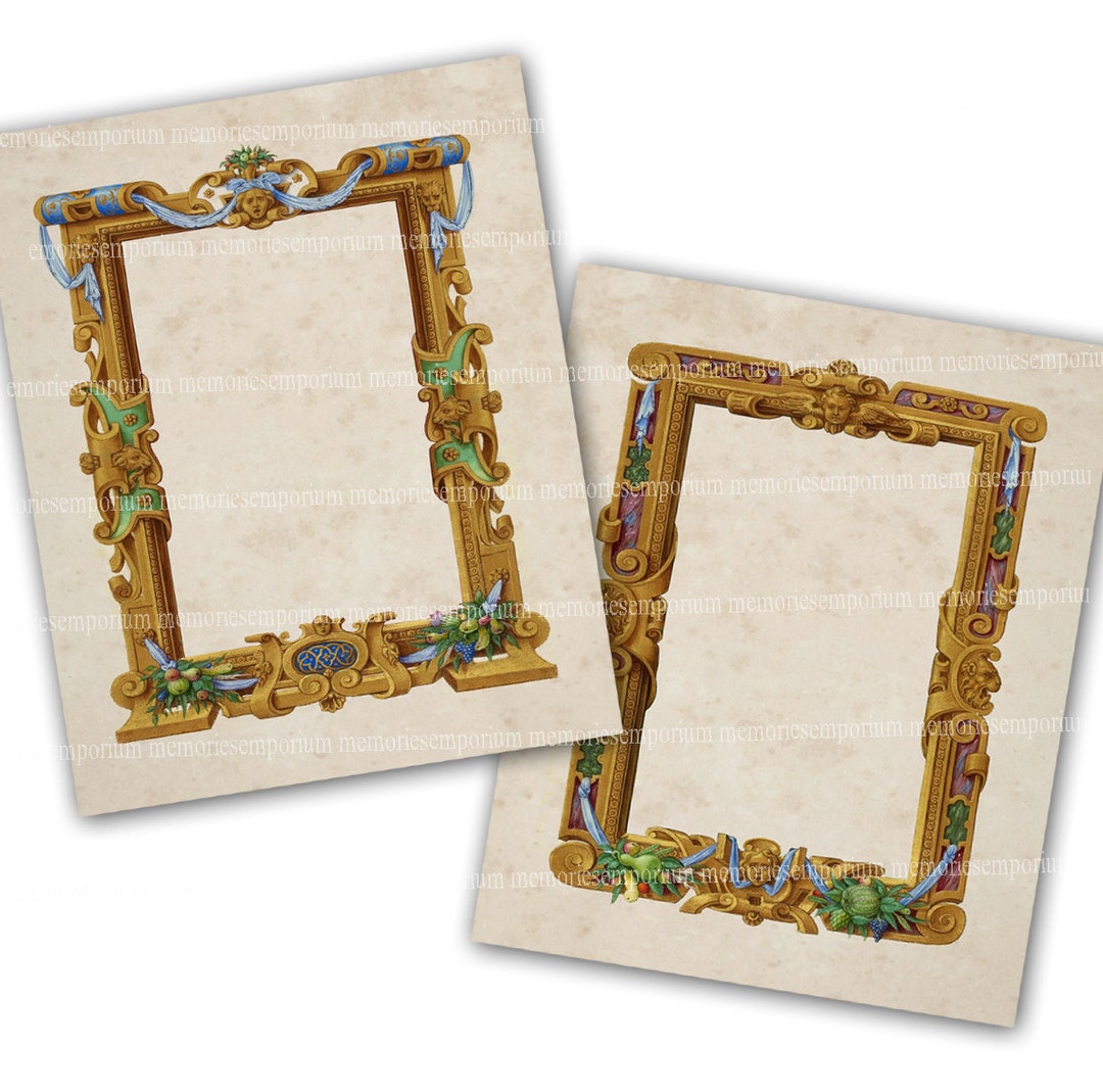 Illuminated Pages for Wedding Invitations Party Stationery Medieval ...