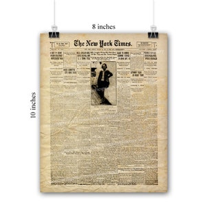 Vintage American Newspapers, Printable Paper Pack, Old US Newspaper ...