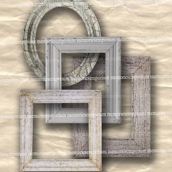 Distressed Frames - Etsy