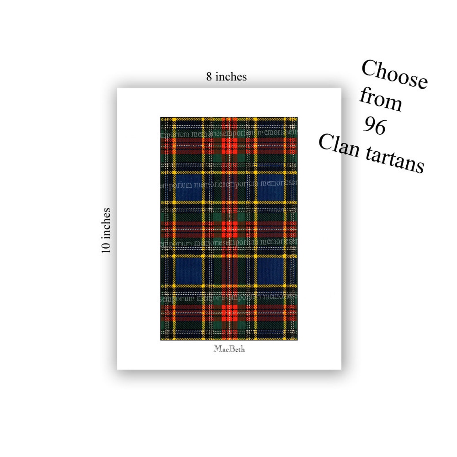 Tartans Plaids Checks Scottish Clan Print Patterns Surnames Printable ...