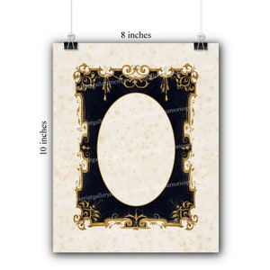 Baroque Frame Clipart, Rococo Borders Wedding Stationery Invitations ...